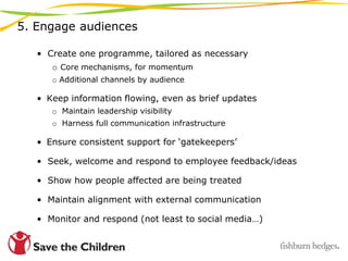 Employee engagement during change | PPT