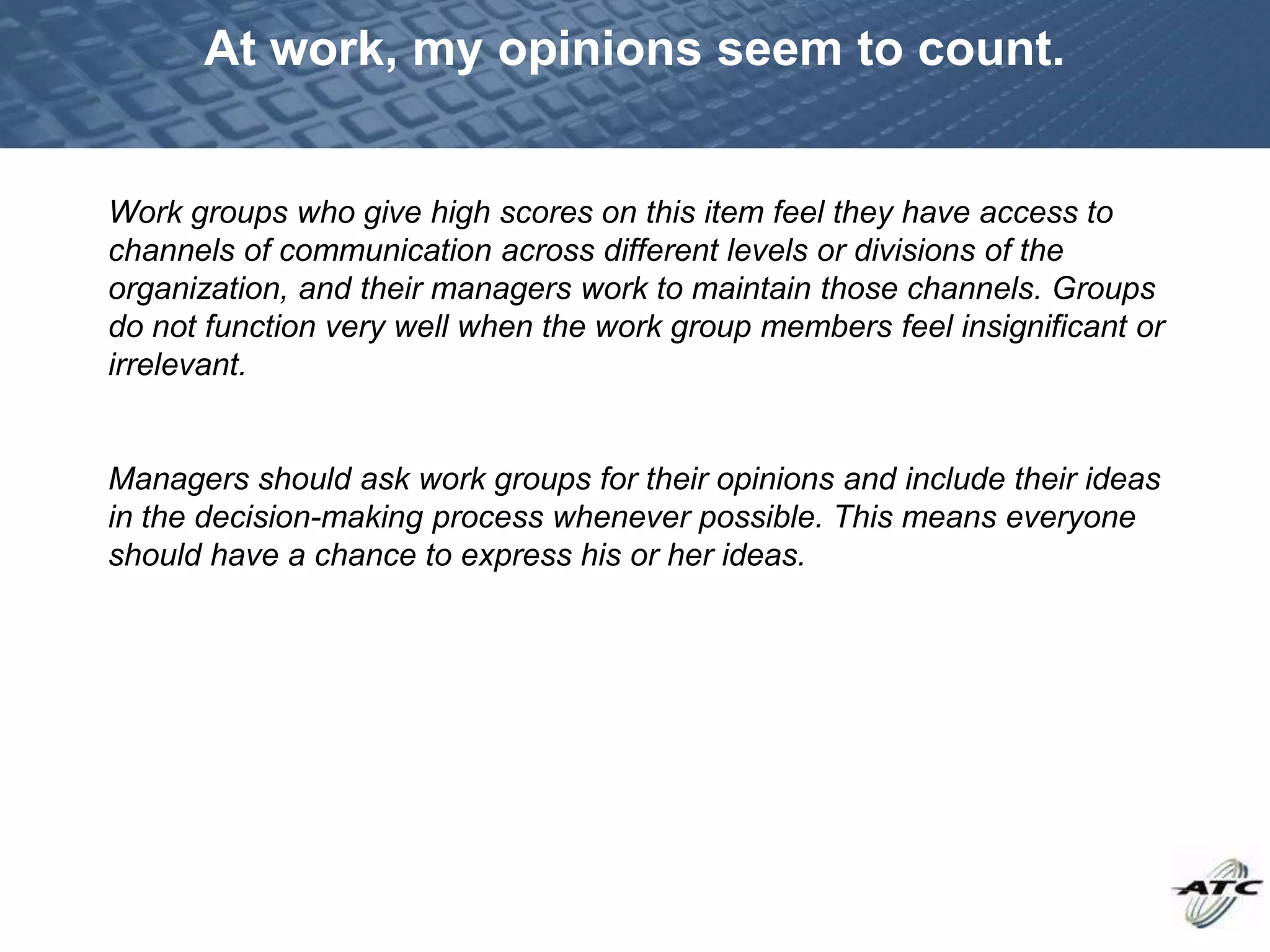 Employee engagement gallup survey questions | PPTX