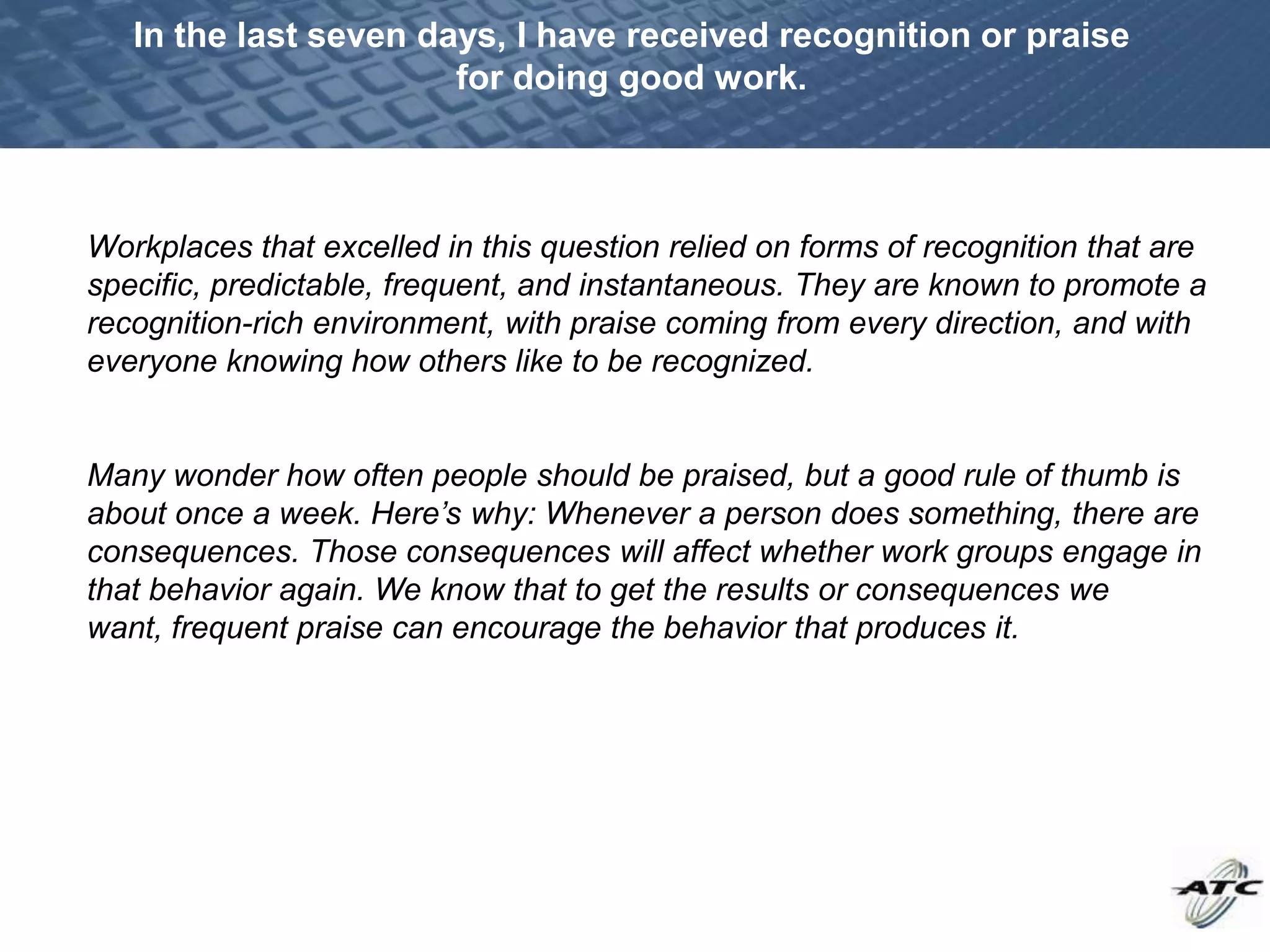 Employee engagement gallup survey questions | PPTX