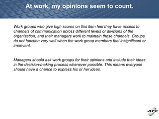 Employee engagement gallup survey questions | PPTX