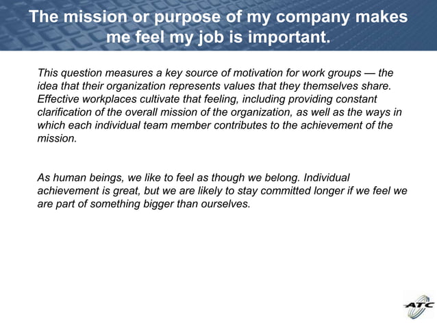 Employee engagement gallup survey questions | PPTX | Human Resources ...