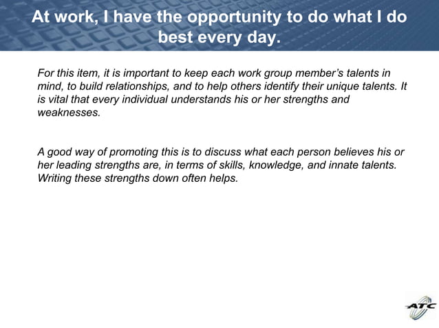 Employee engagement gallup survey questions | PPTX | Human Resources ...