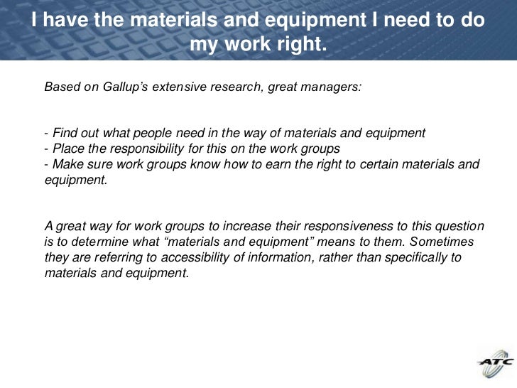 Gallup Q12 Employee Engagement Survey