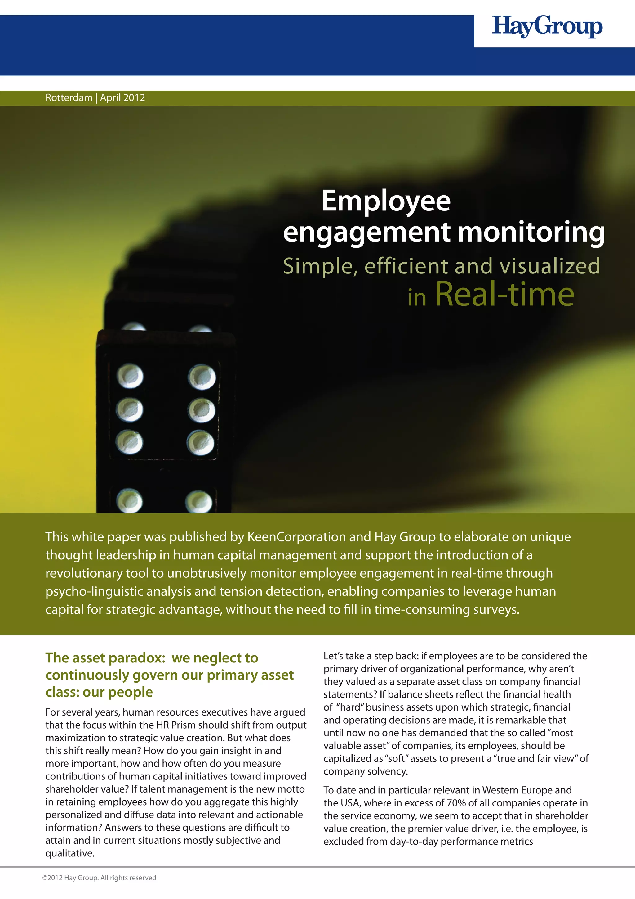 Employee Engagement Monitoring | PDF