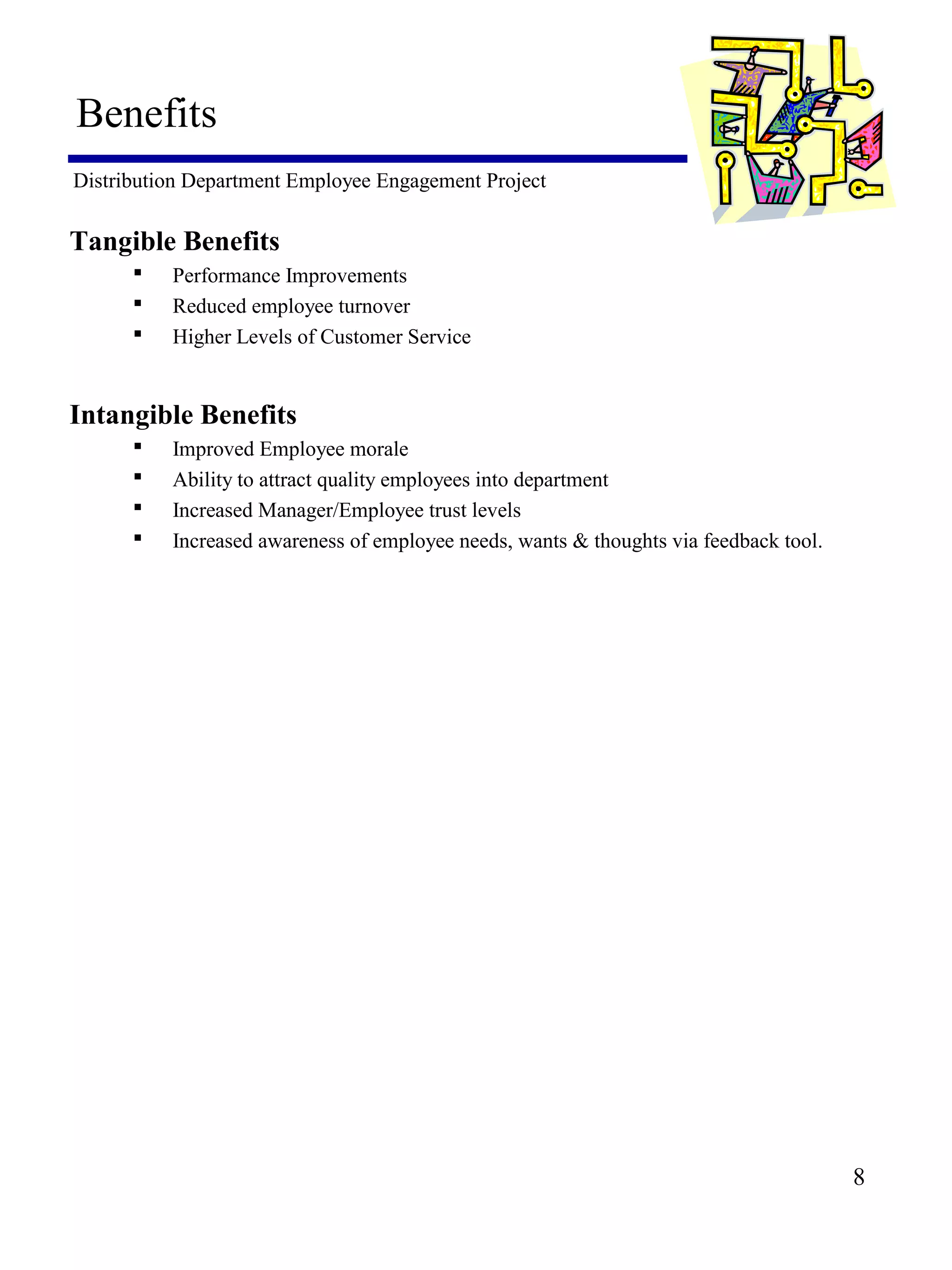 Employee engagement project statement of work | PPT
