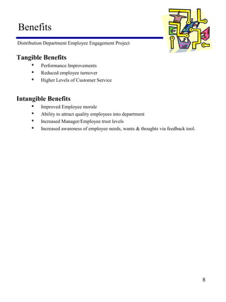 Employee engagement project statement of work | PPT