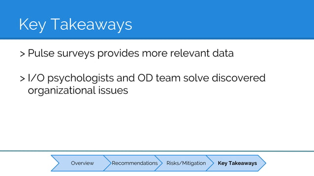 Employee engagement pulse surveys | PPT