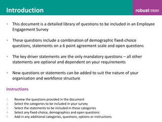 100+ Sample Employee Engagement Survey Questions | PDF