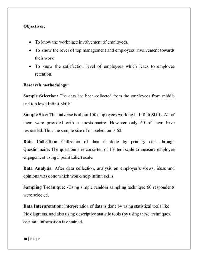 Employee engagement report | DOCX