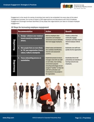 Employee engagement strategies and practices | PDF