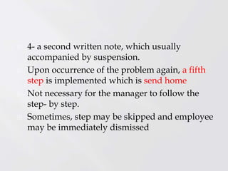 Employee evaluation, correction and discipline | PPT