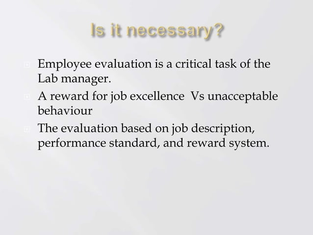 Employee evaluation, correction and discipline | PPT