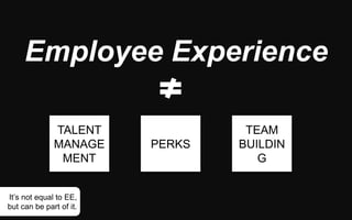 Shaping your Employee Experience through Design Thinking | PPT