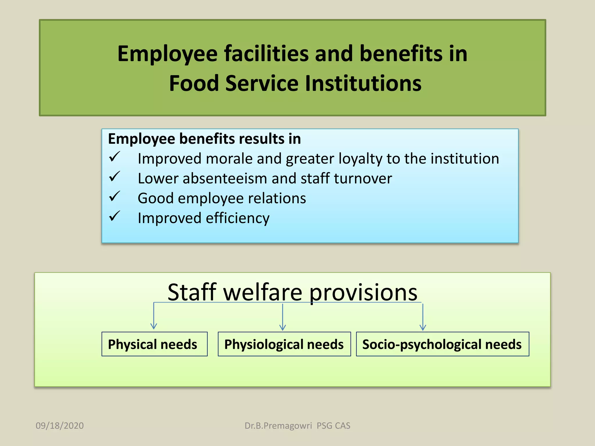 Employee benefits and services | PPTX