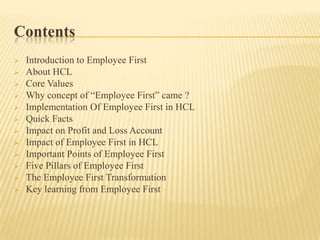 Employee first | PPTX