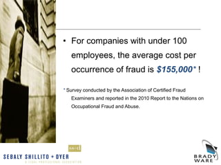 Employee Fraud Prevention and Remedies | PPT