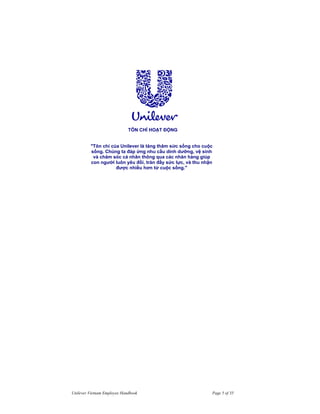 [References];[Unilever Employee handbook] | PDF