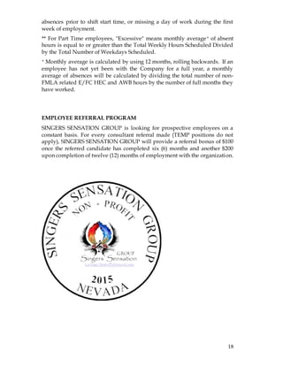 Employee handbook ssg non-profit_20142015 | PDF