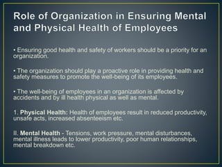 Employee Health & Safety is concerned in this slides | PPTX