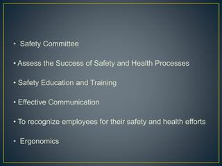 Employee Health & Safety is concerned in this slides | PPTX