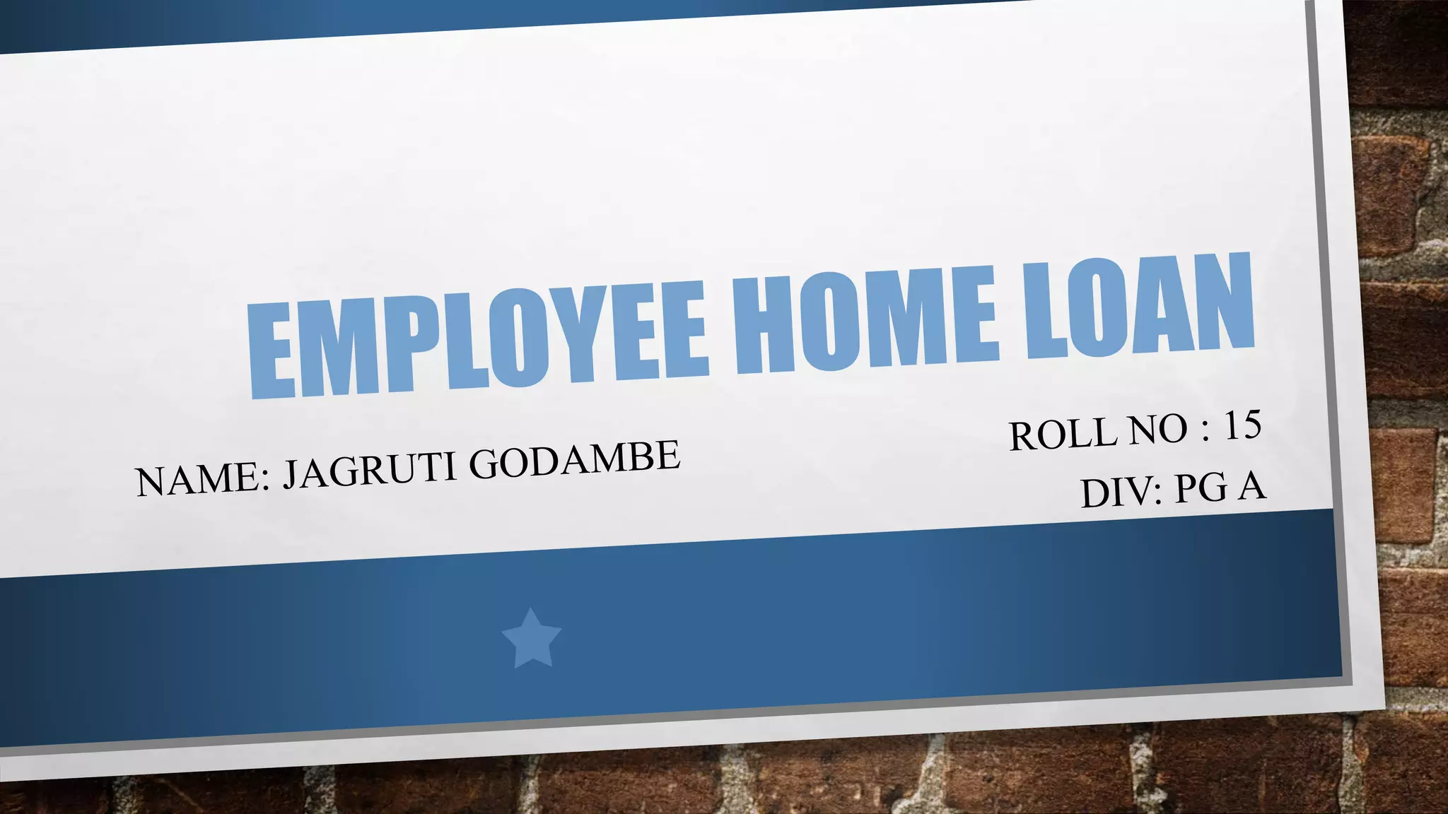 Employee home loan | PPT