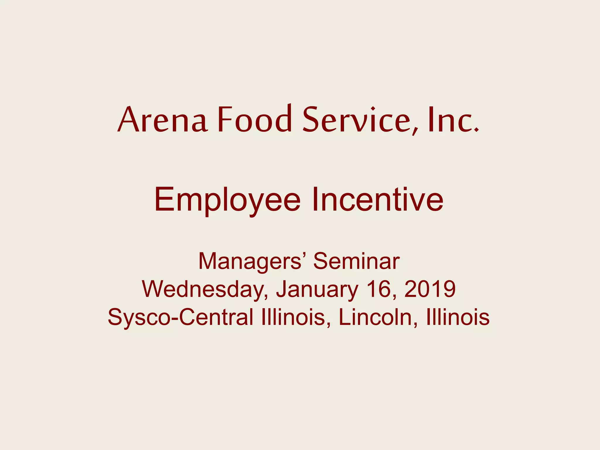 Employee incentive | PPTX