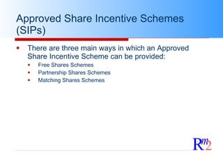 Employee Incentives And Share Incentive Plans | PPT