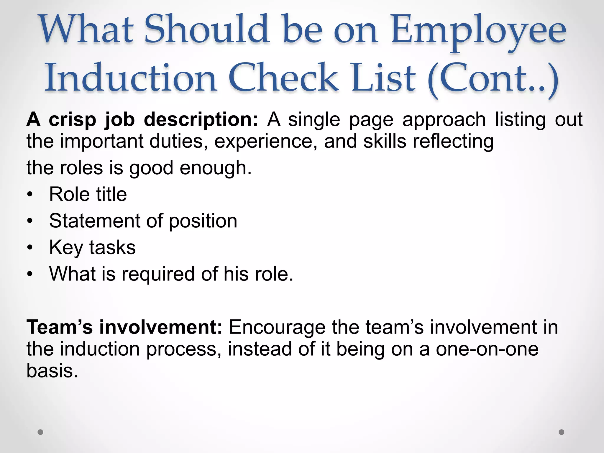 Employee Induction– 1st step of welcoming new employees! | PPTX