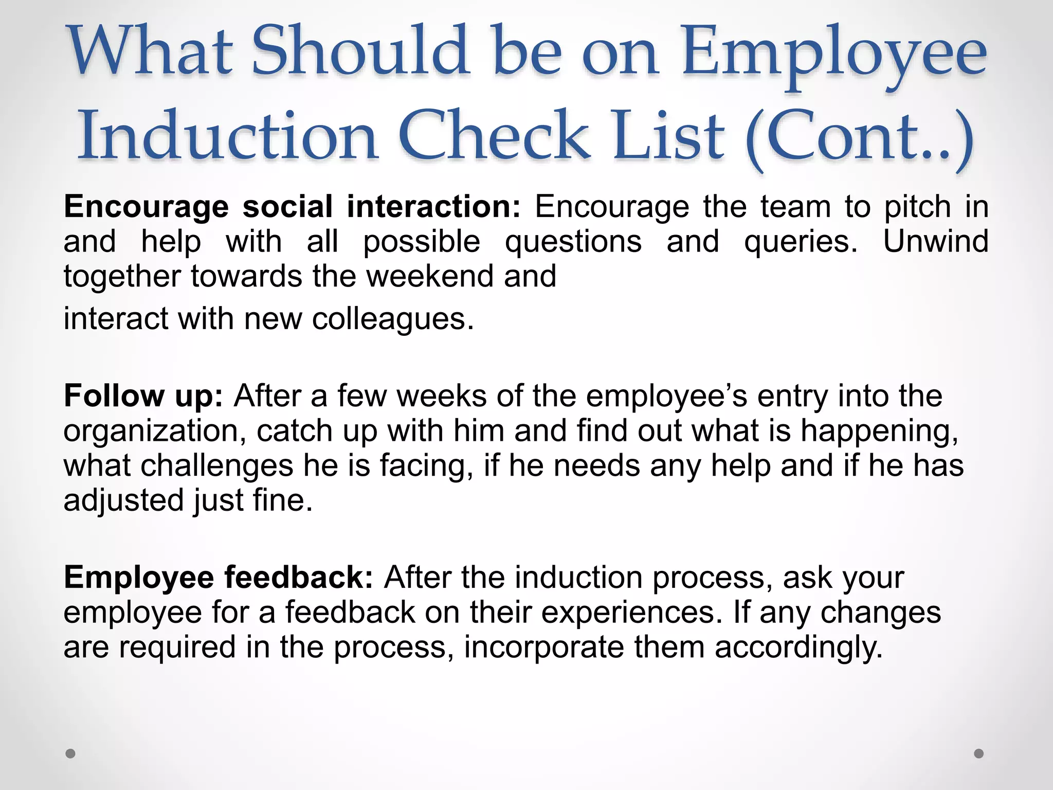 Employee Induction– 1st step of welcoming new employees! | PPTX