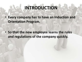 Employee induction and orientation | PPTX