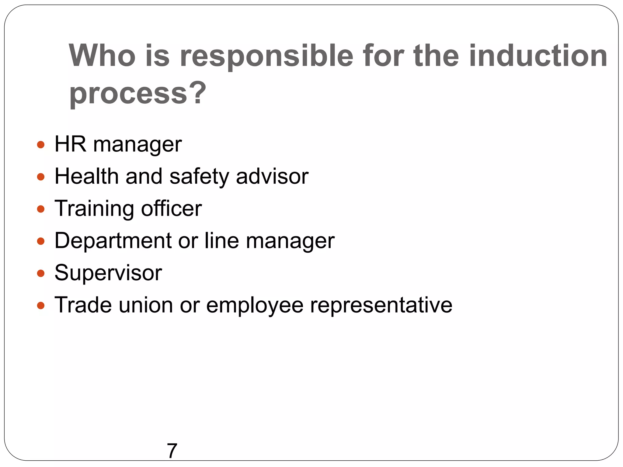 Employee induction programme | PPTX