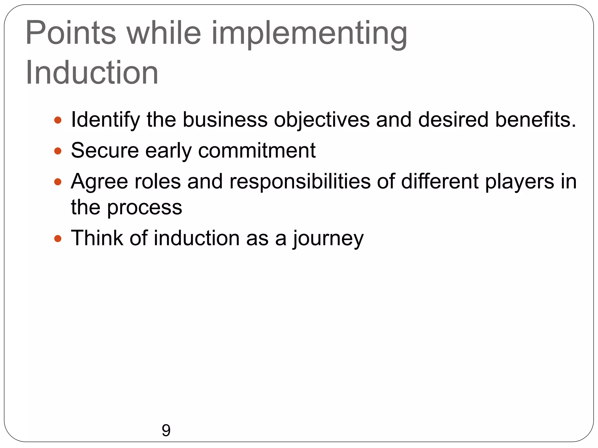 Employee induction programme | PPTX