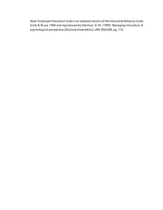 Employee Innovation Behaviour Scale | DOCX