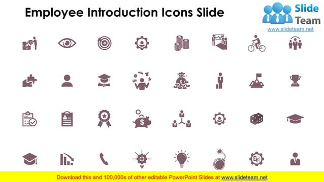 Employee Introduction PowerPoint Presentation Slides | PDF