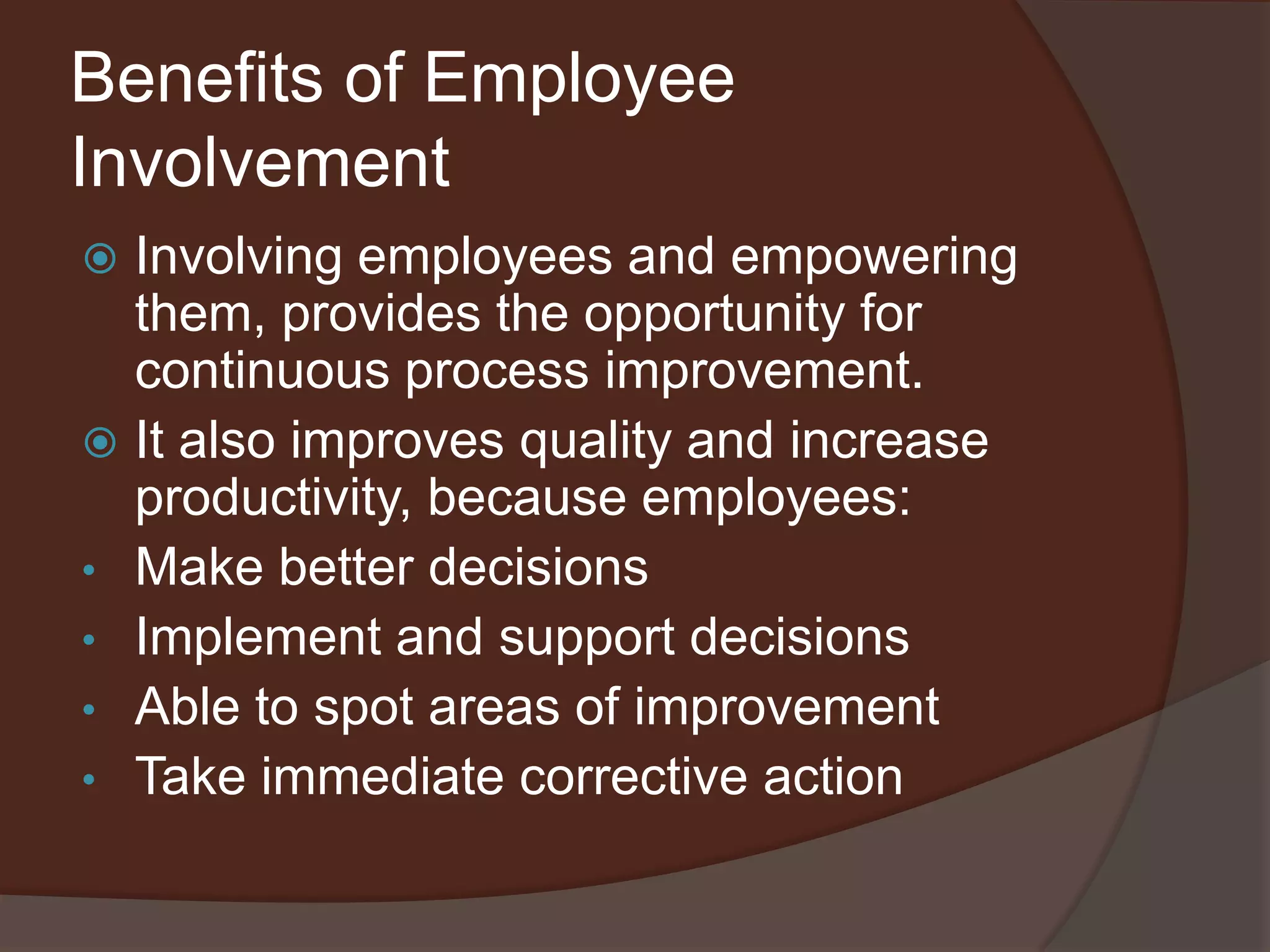 Employee Involvement | PPT