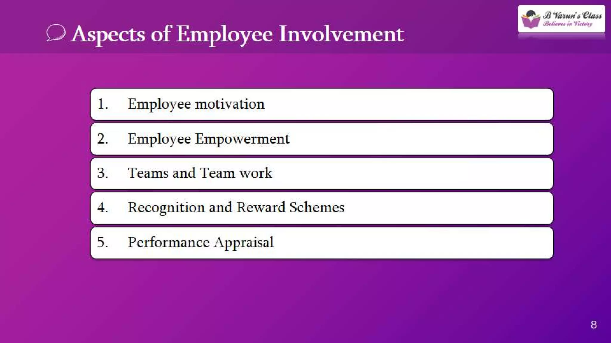 Employee involvement | PDF