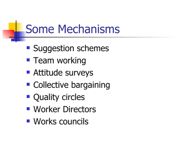 Employee involvement participation | PPT