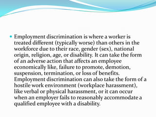 Employee Job Description | PPTX | Debated Sensitive Social Issues ...