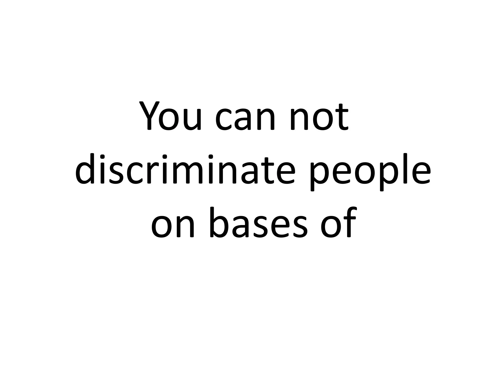 Employee Job Discrimination ppt | PPTX