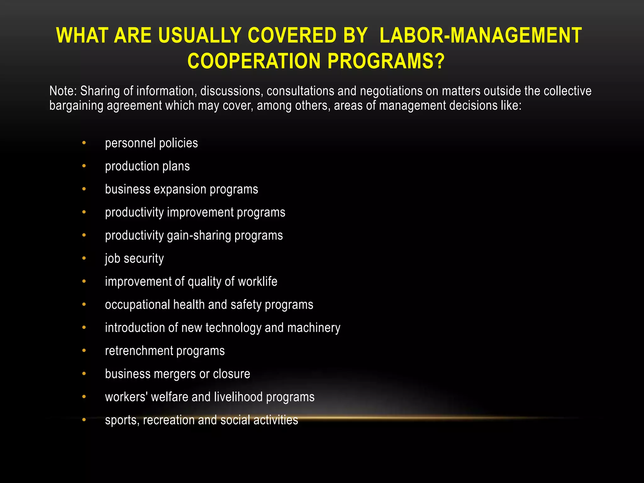 Employee labor management relations pp | PPTX