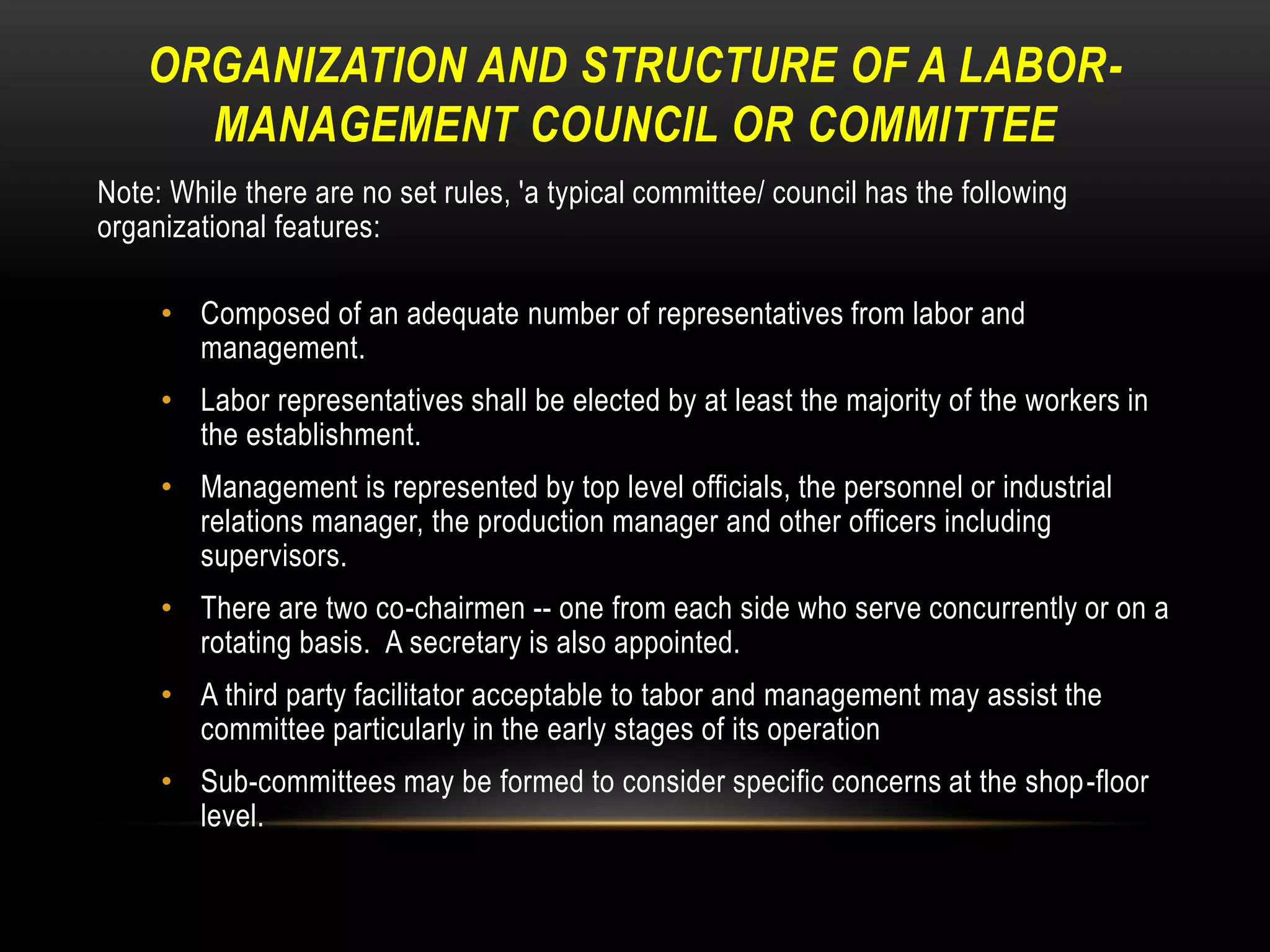 Employee labor management relations pp | PPTX