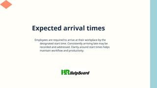 Employee Late Coming, Staff Late Coming Policy | PPTX