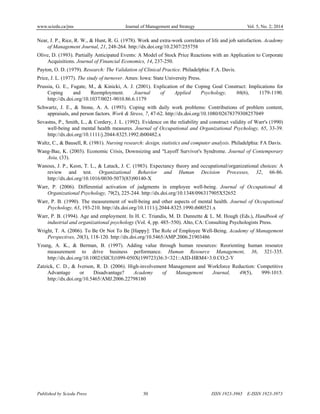 Employee layoffs journal of management and strategy | PDF