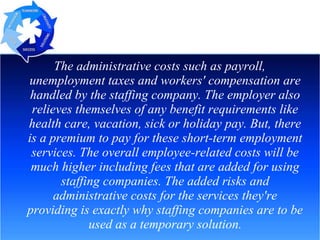 Employee leasing vs staffing services- what's the difference? | PPT