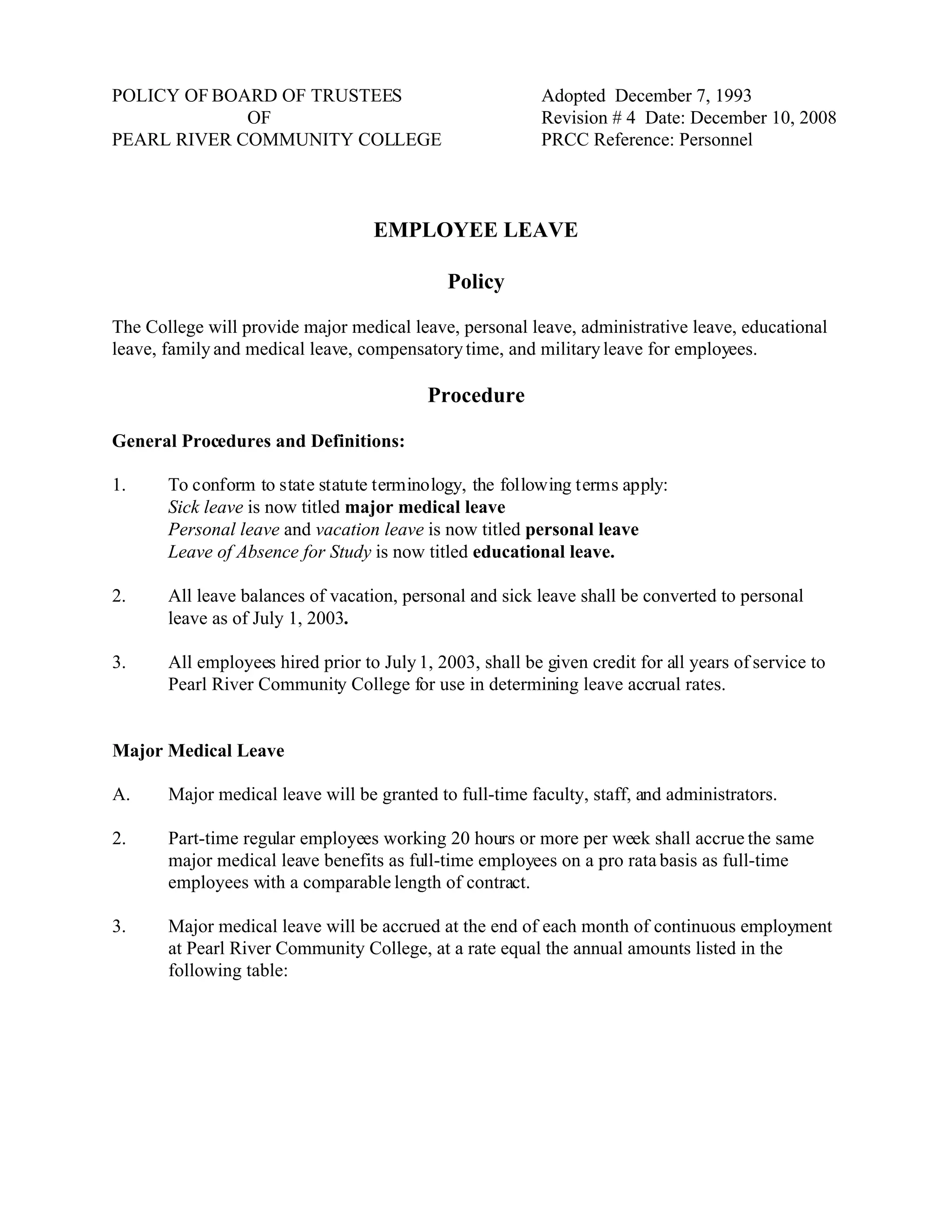 Employee leave | PDF