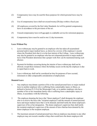 Employee leave | PDF