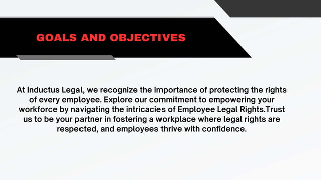 Employee Legal Rights with Inductus Legal | PPT