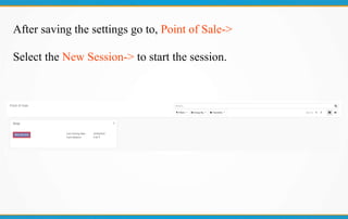 Employee Login for Odoo 13 POS Session | PPT