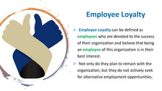 Employee Loyalty | PPTX