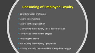 Employee Loyalty | PPTX